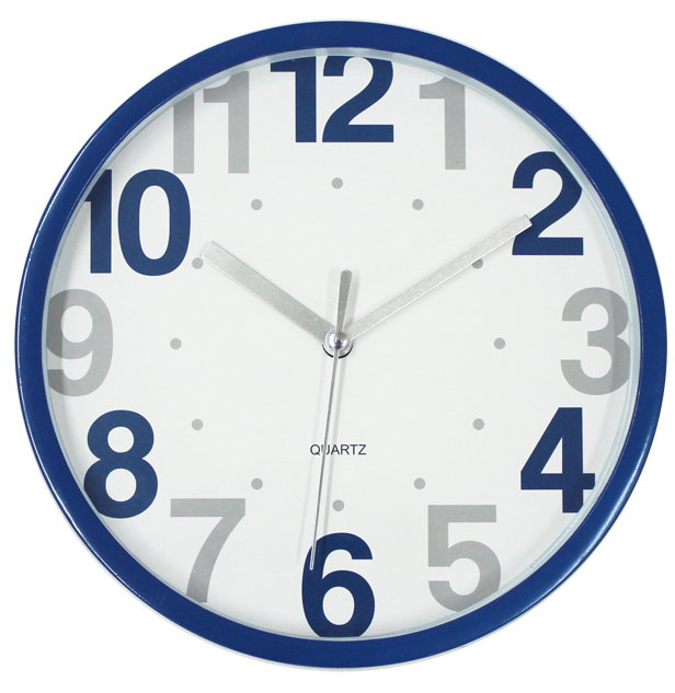 24 Hour Modern Round Wall Clock Home Decoration in Red Color - Buy 24 ...