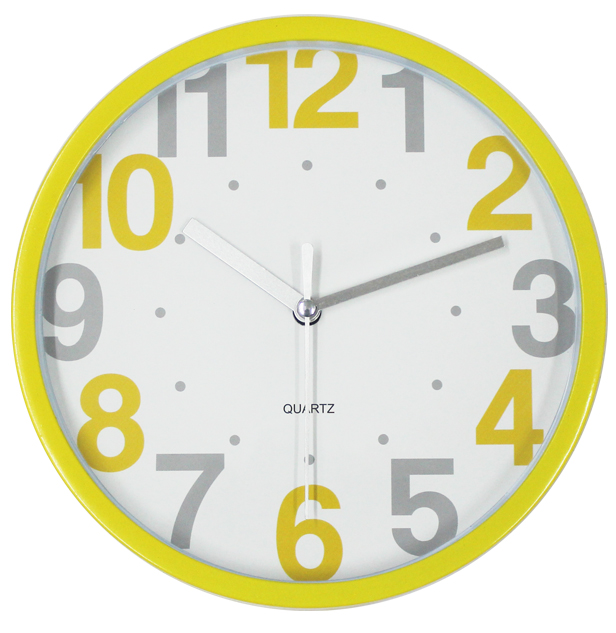 24 Hour Modern Round Wall Clock Home Decoration in Red Color - Buy 24 ...