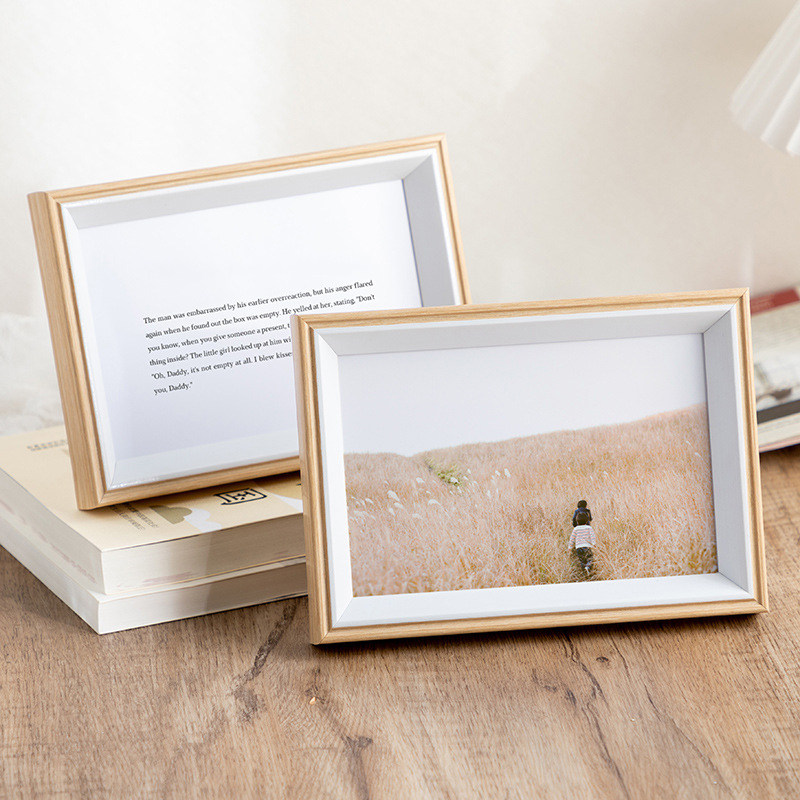 Wooden Photo Frame Picture Frames Wall Photo Card Holder Specimen ...