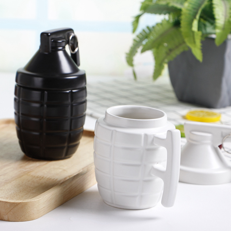 Bomb Design 3D Grenades Shape Green Ceramic Mug for Small Gift - Buy ...