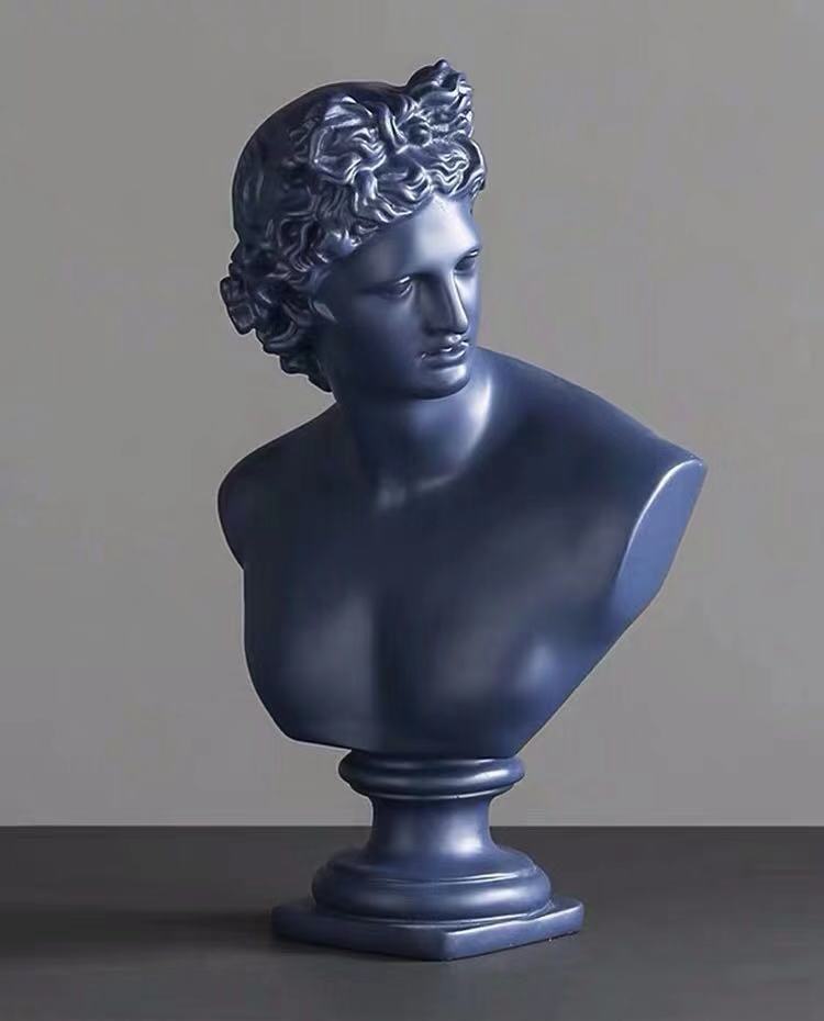 Nordic Style Polyresin Mini David Venus Plaster Figurine Living Room ...