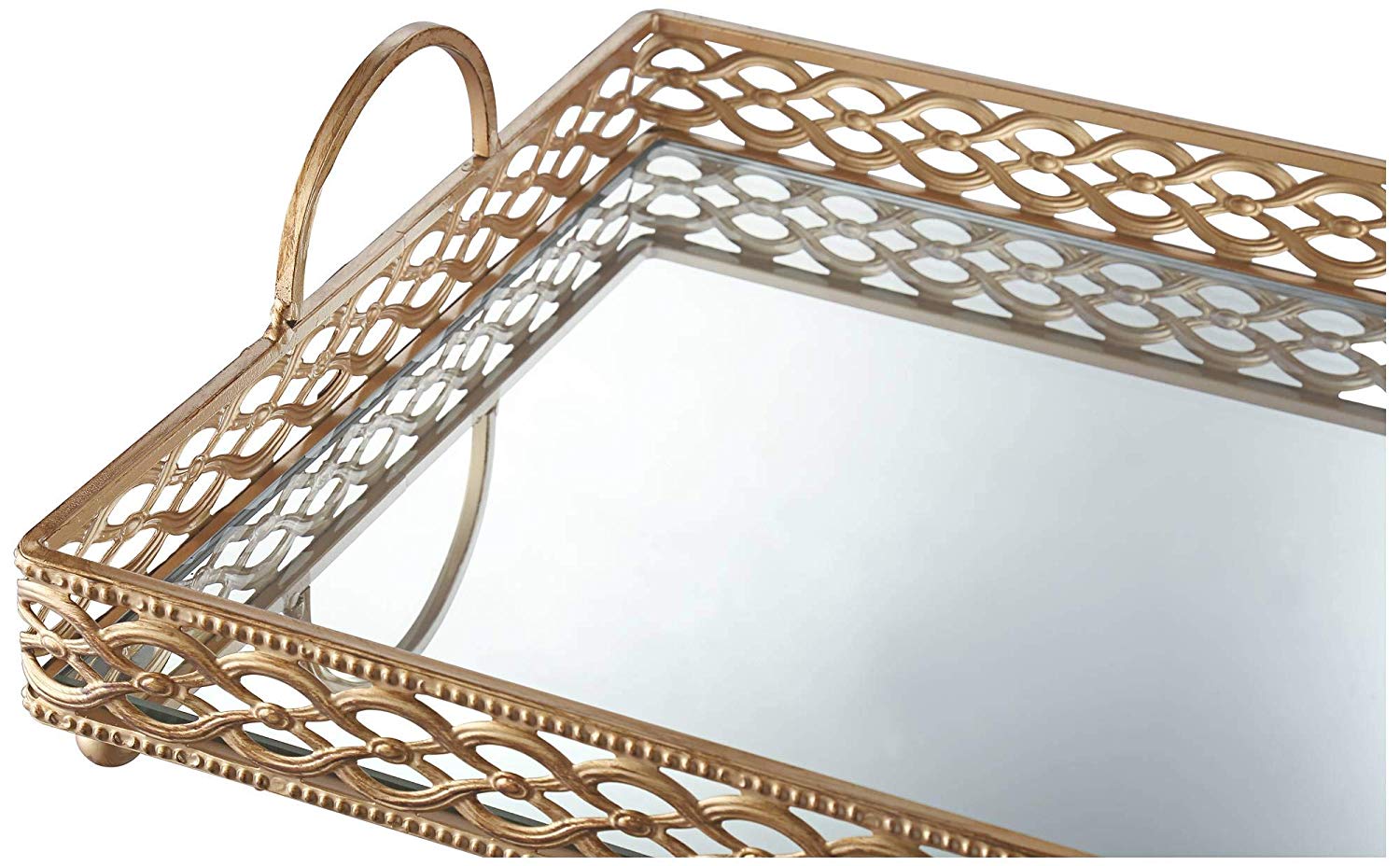 Decorative rectangle serving trays mirror trays food trays - Buy ...