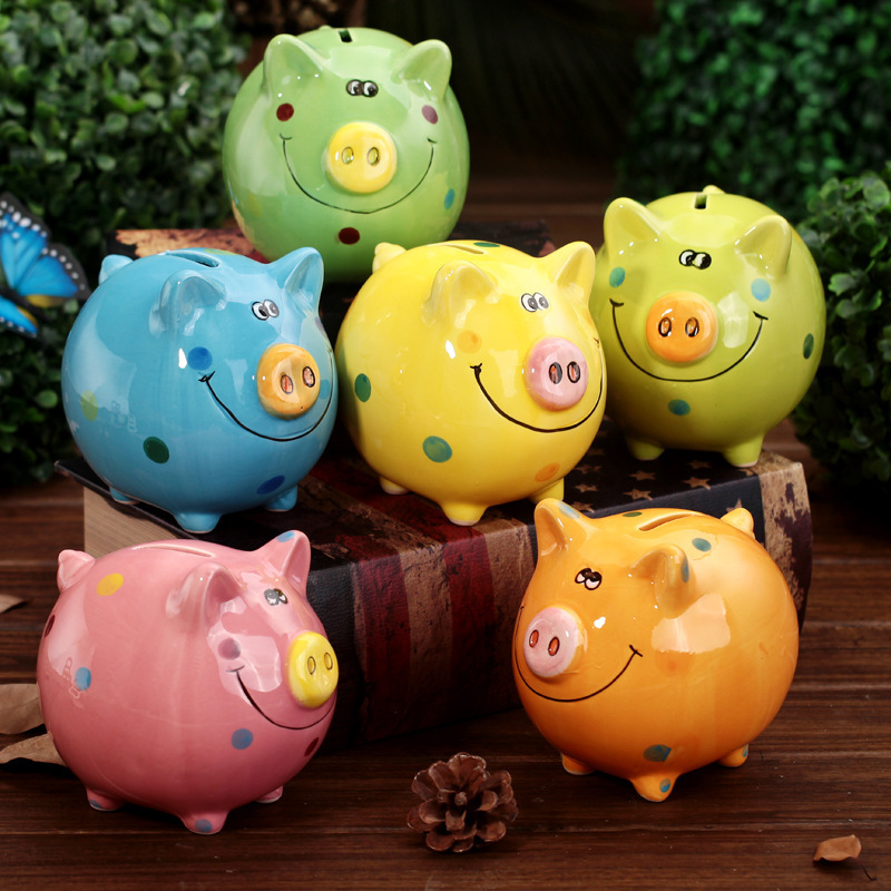 Pot Of Dreams Ceramic Gift Pig Money Box For Bill Pot - Buy money safe ...