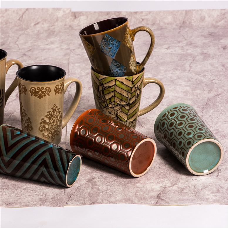 Ceramic Mug Creative Environmentally Friendly Milk Coffee Cup Hot Style ...